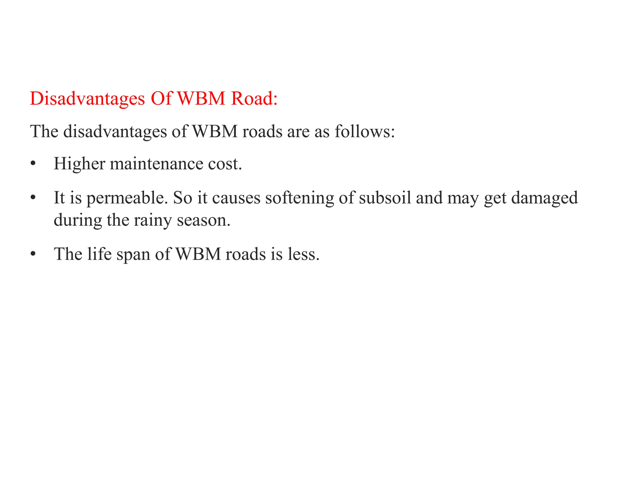 Construction of Water Bound Macadam (WBM) roads | PDF