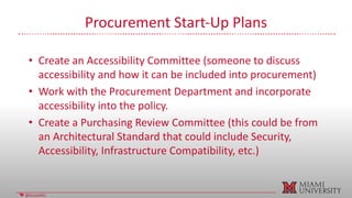 Incorporating Accessibility into the Procurement Process | PDF