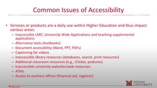 Incorporating Accessibility into the Procurement Process | PPT