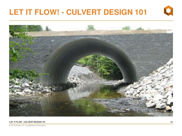 Let it Flow! Culvert Design 101 – Basic Hydraulics, Culvert Location