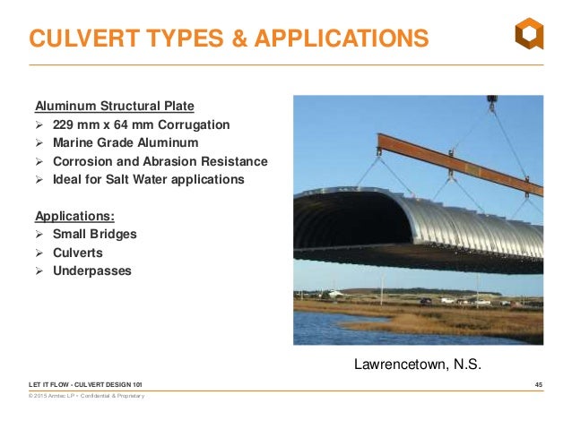 Let it Flow! Culvert Design 101 – Basic Hydraulics, Culvert Location