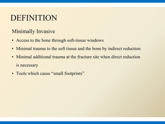 MIPO TECHNIQUE FOR PROXIMAL HUMERUS FRACTURE | PPTX | Death, Injury, or ...