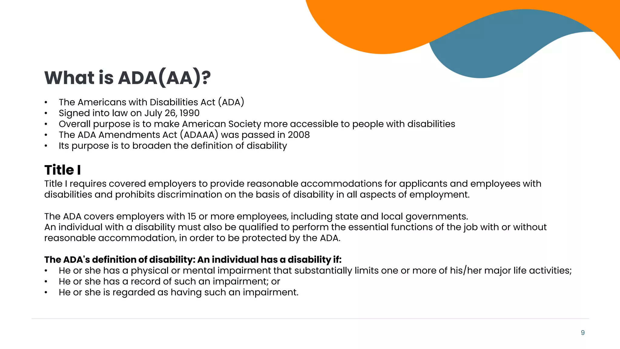 How to Launch a Successful ADA Accommodations Program for Optimal ...