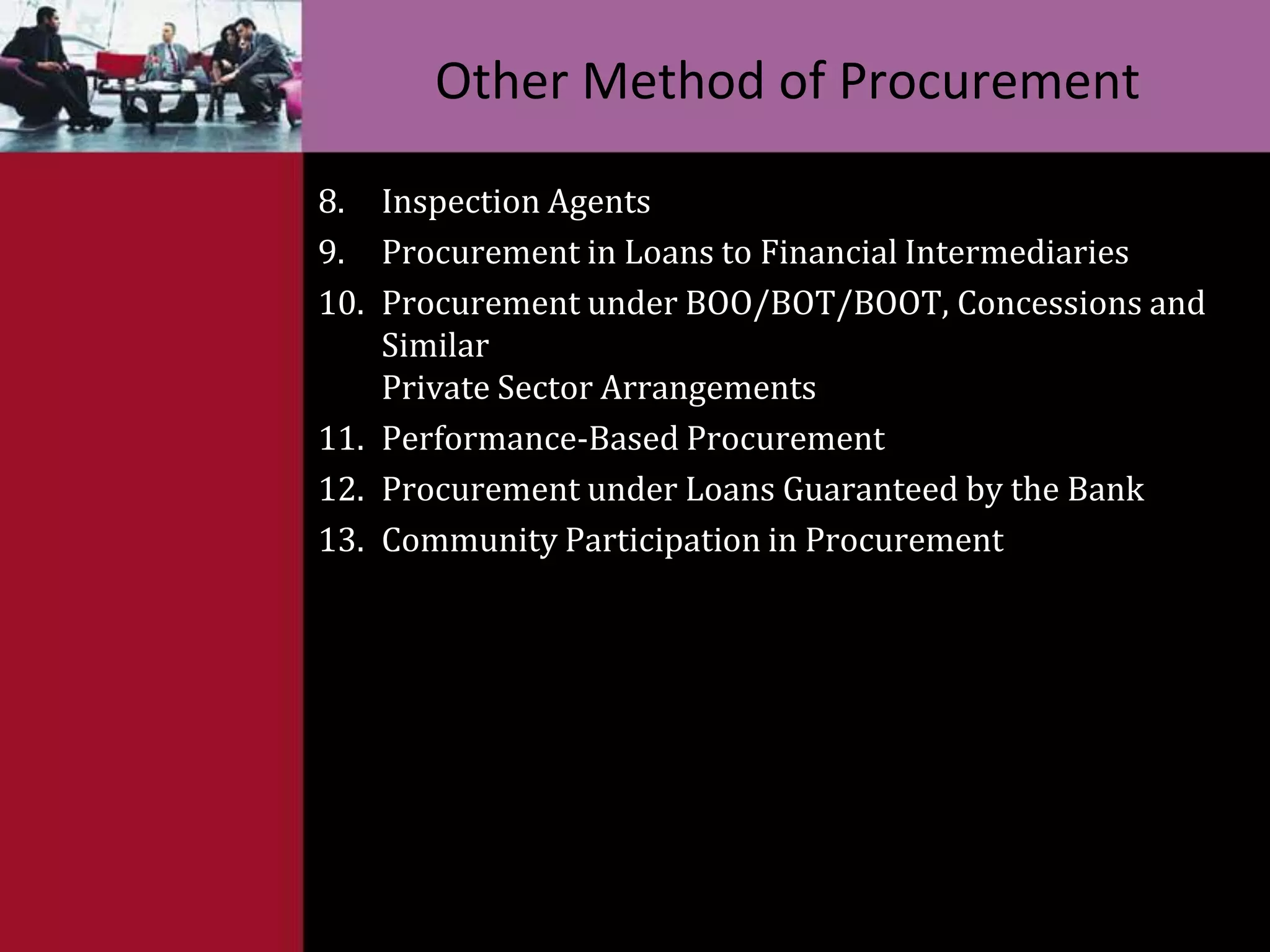 Wb procurement other method-2 | PPT