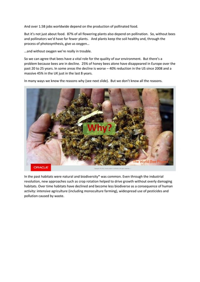 World Bee Project - The Connected Hive & The Future of Farming | PDF