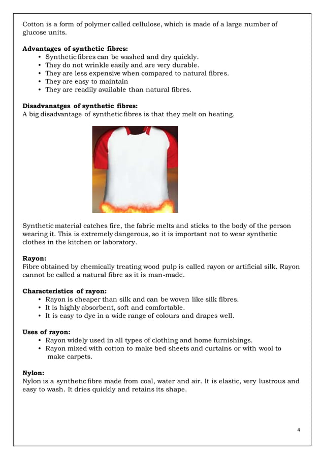 class-8 science Chapter-1 synthetic fibers and plastics | DOCX | Chemistry | Science