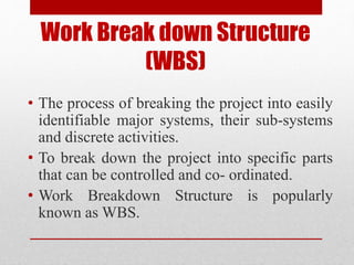 Wbs | PPT