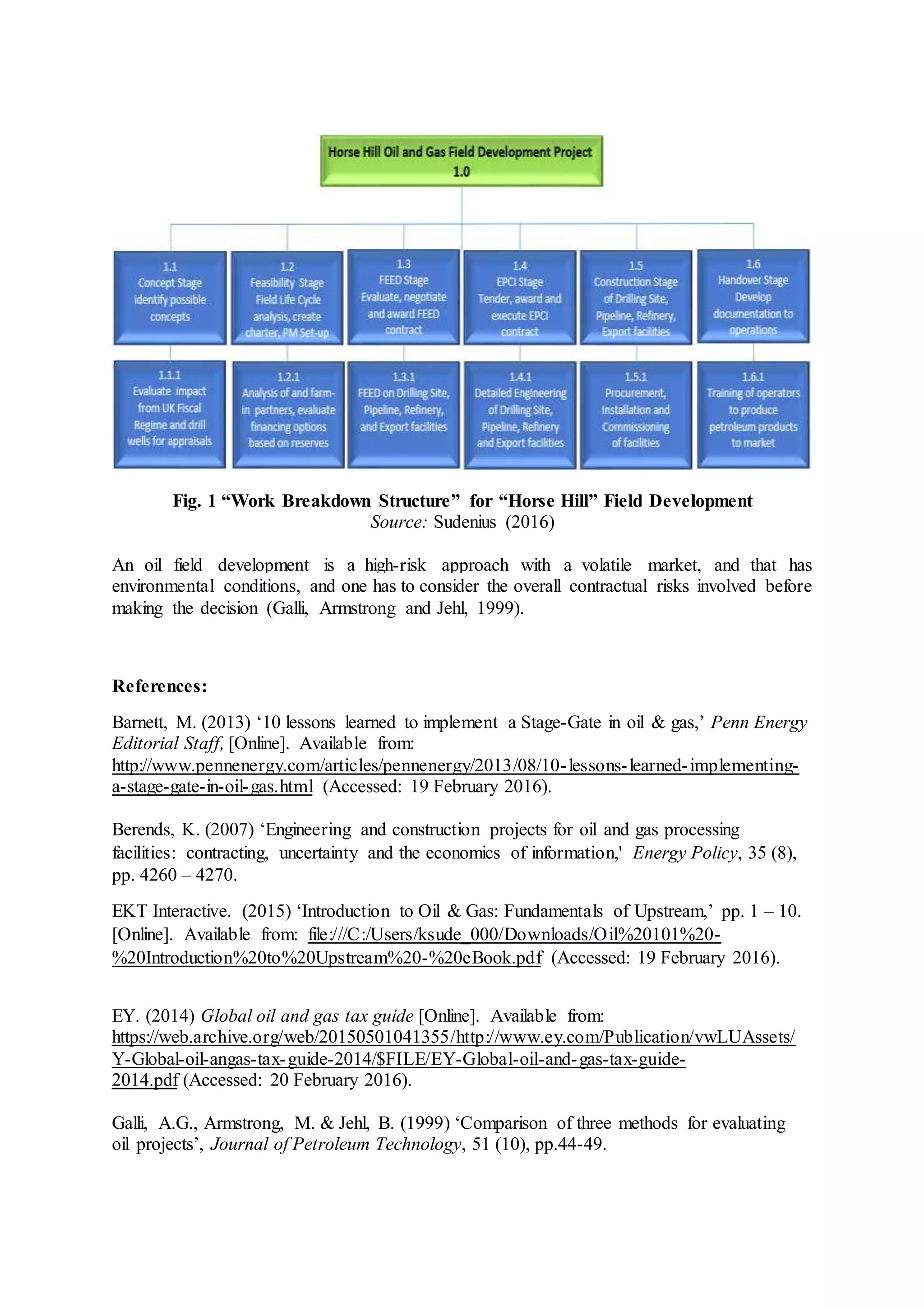 Simple Work Breakdown Structure for Exploration for Petroleum Resources | DOCX | Business ...