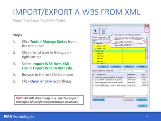 Work Breakdown Structure Planning in NetPoint | PDF