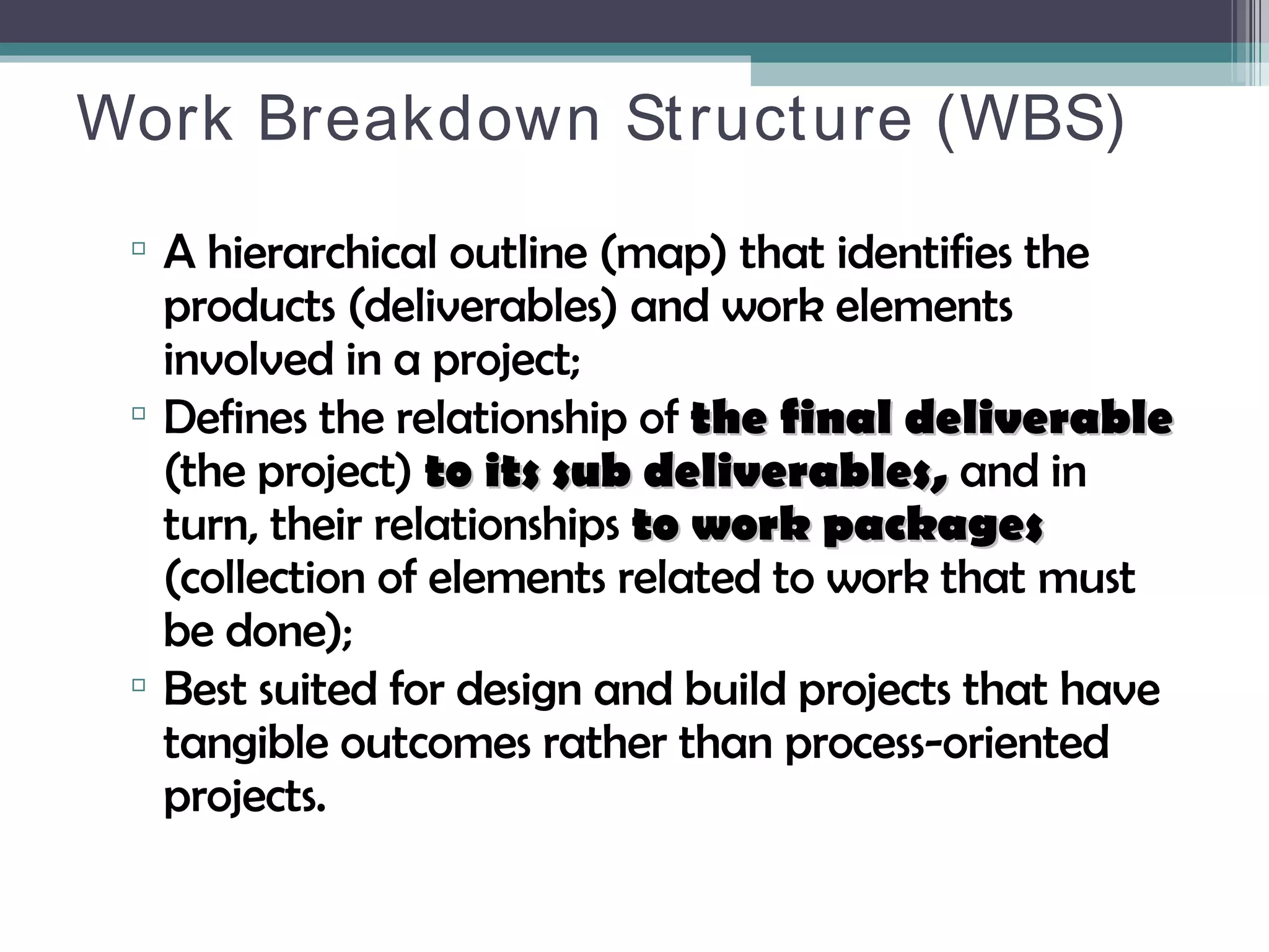 WBS Principles | PPT