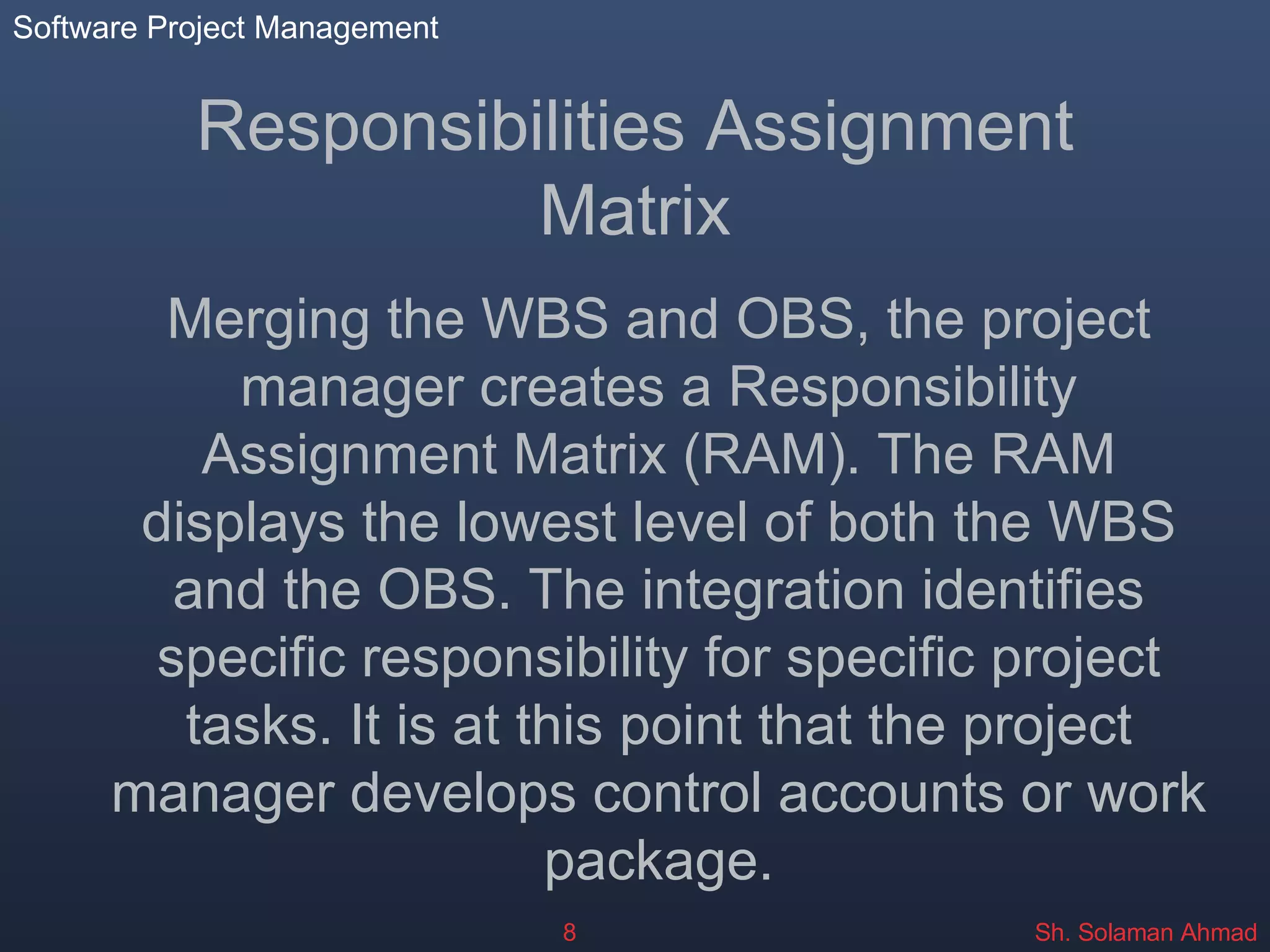 Wbs & Project Scheduling | PPT