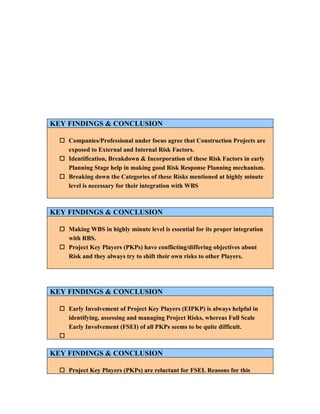 Level of Integration of Risk Breakdown Structure (RBS) and Work ...
