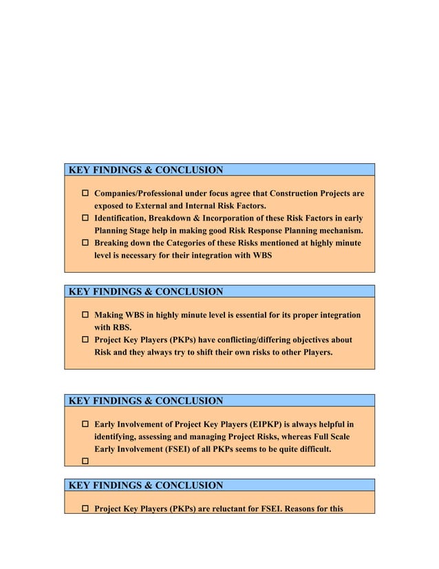 Level of Integration of Risk Breakdown Structure (RBS) and Work ...