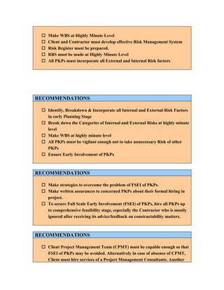 Level of Integration of Risk Breakdown Structure (RBS) and Work ...