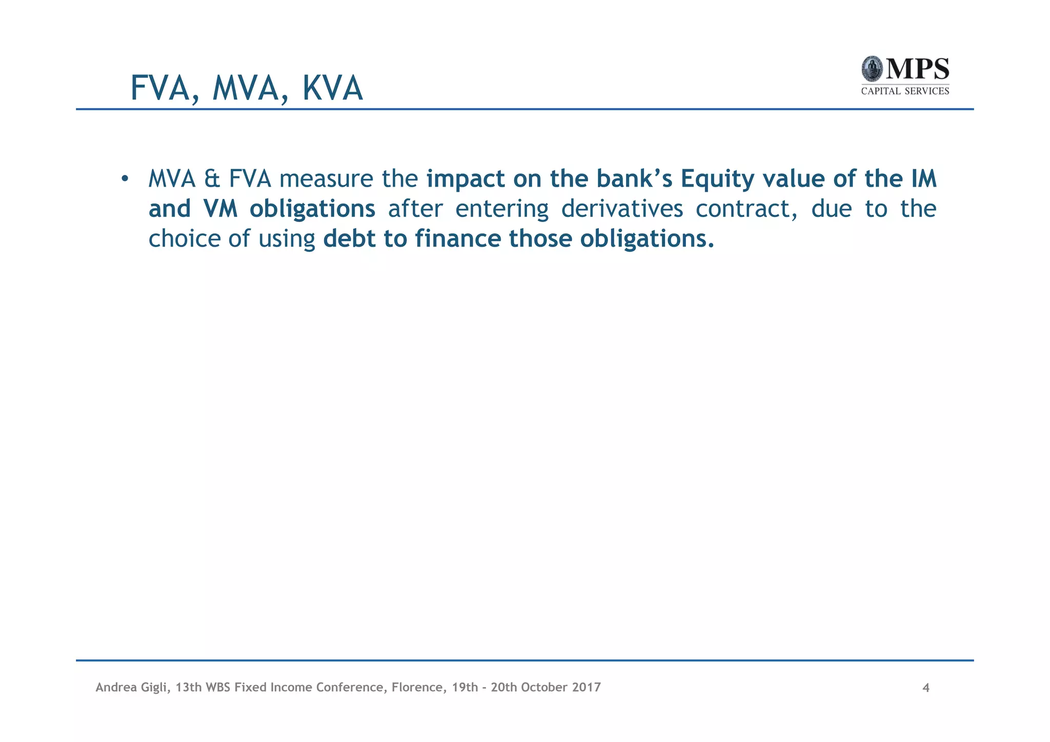 Balance-sheet dynamics impact on FVA, MVA, KVA | PDF