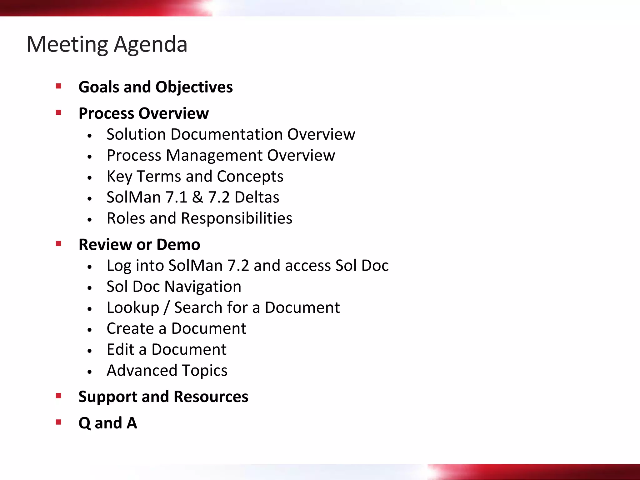 Solution Manager 7.2 Overview final | PDF