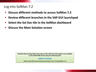 Solution Manager 7.2 Overview final | PDF