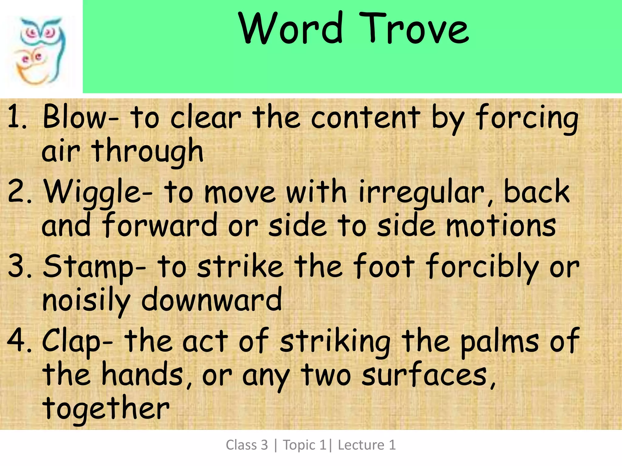 WBSE Class III-English | PPT