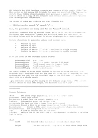 Wbs html commands | TXT | Desktop Publishing | Computer Software and ...