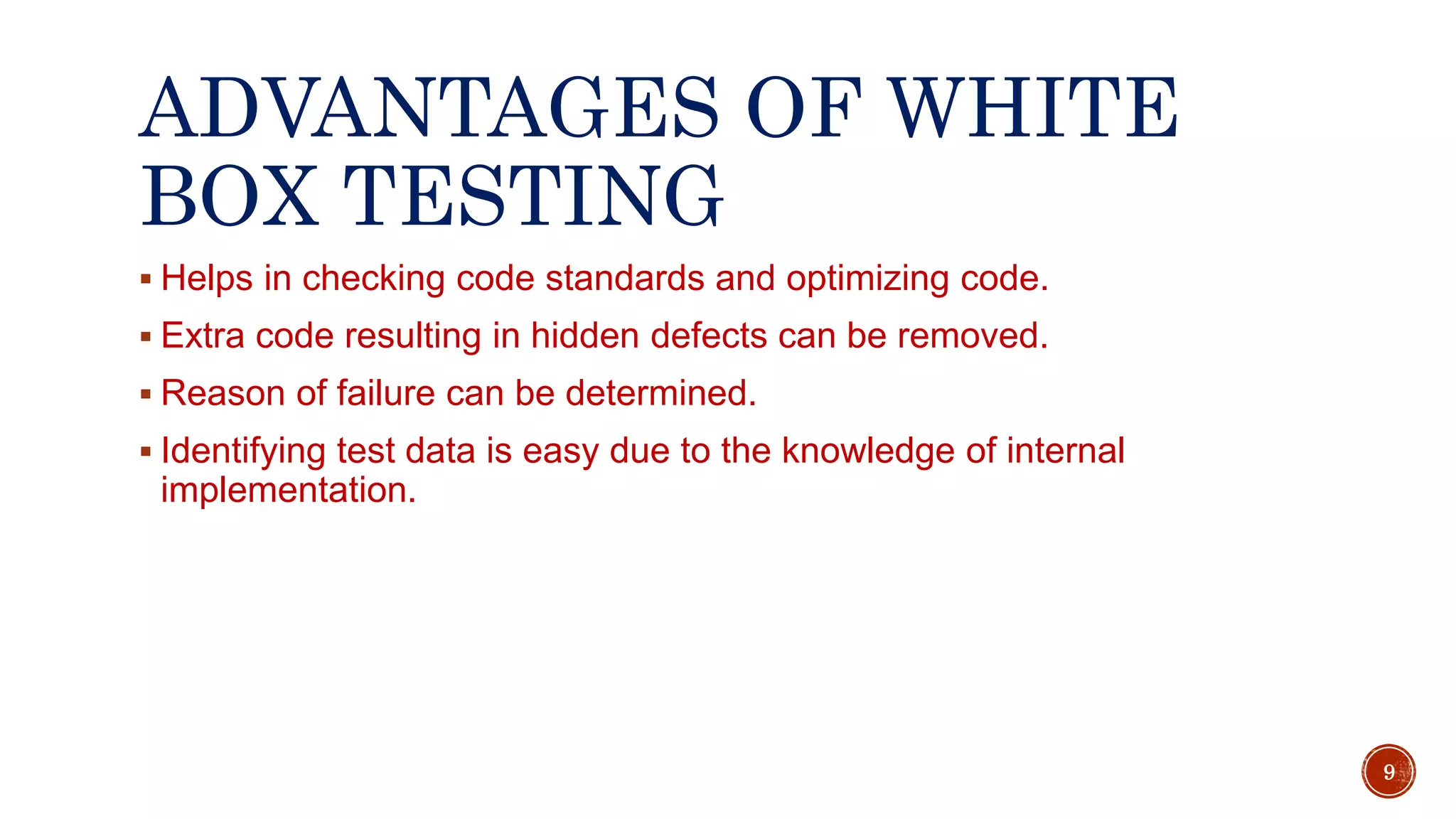 White box testing | PPT