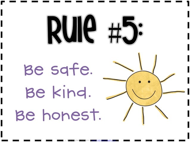 Wbt ish class rules w clip art | PPT