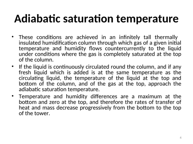Wet Bulb Temperature and Adiabatic saturation temperature | PPT | Weather | Science