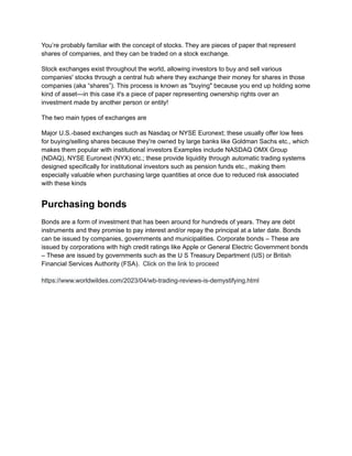 WB Trading Reviews Is Demystifying Investments For Beginners.pdf