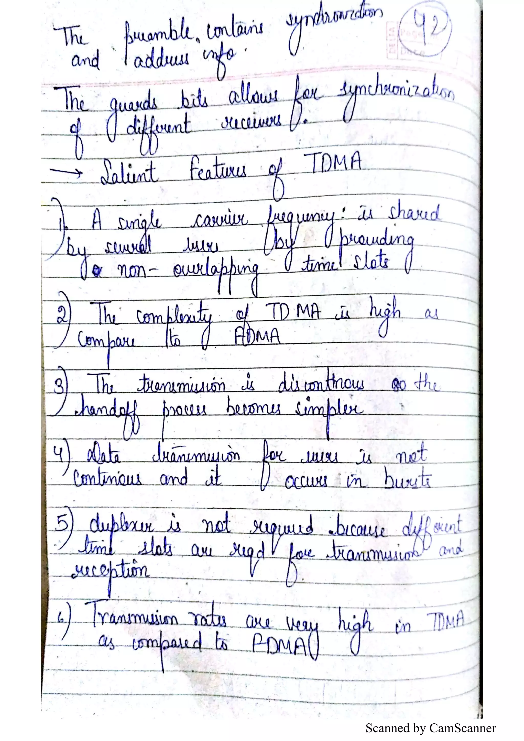 WIRELESS COMMUNICATION HANDWRITTEN NOTES FOR IP | PDF