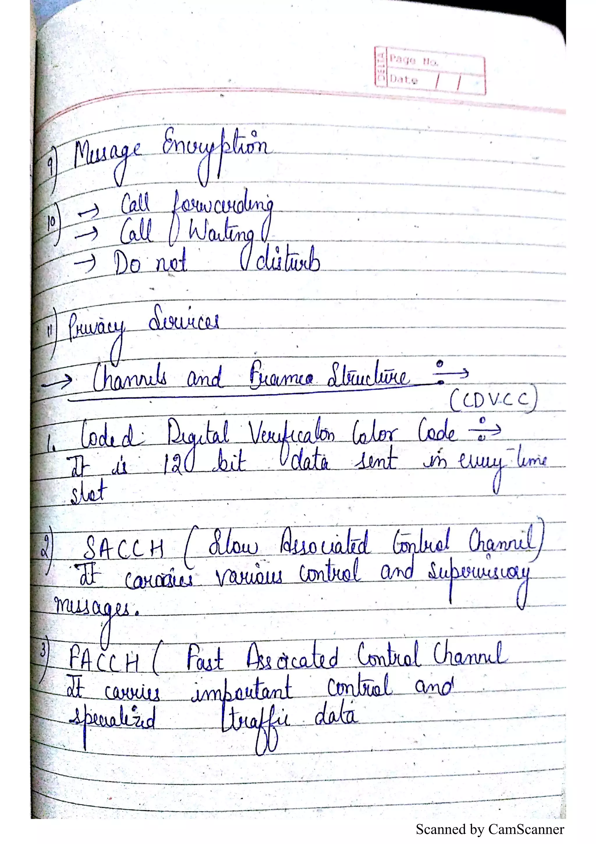 WIRELESS COMMUNICATION HANDWRITTEN NOTES FOR IP | PDF
