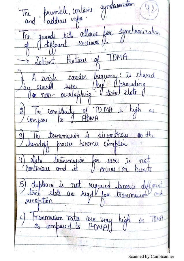 WIRELESS COMMUNICATION HANDWRITTEN NOTES FOR IP | PDF | Computer ...