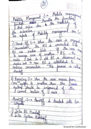 WIRELESS COMMUNICATION HANDWRITTEN NOTES FOR IP | PDF