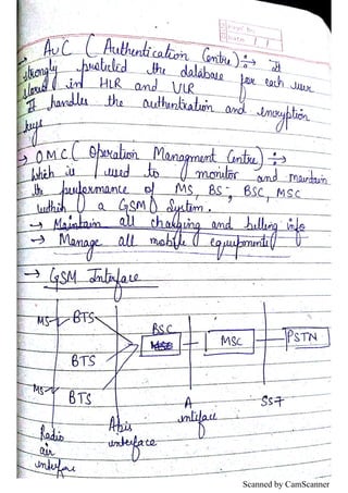 WIRELESS COMMUNICATION HANDWRITTEN NOTES FOR IP | PDF