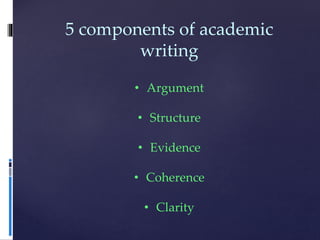 Academic Writing | PPTX