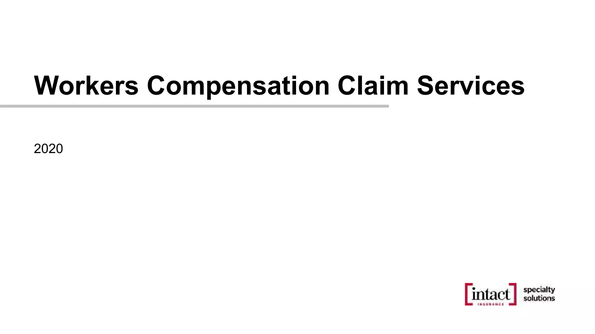 Workers Compensation Claims Services | PPTX