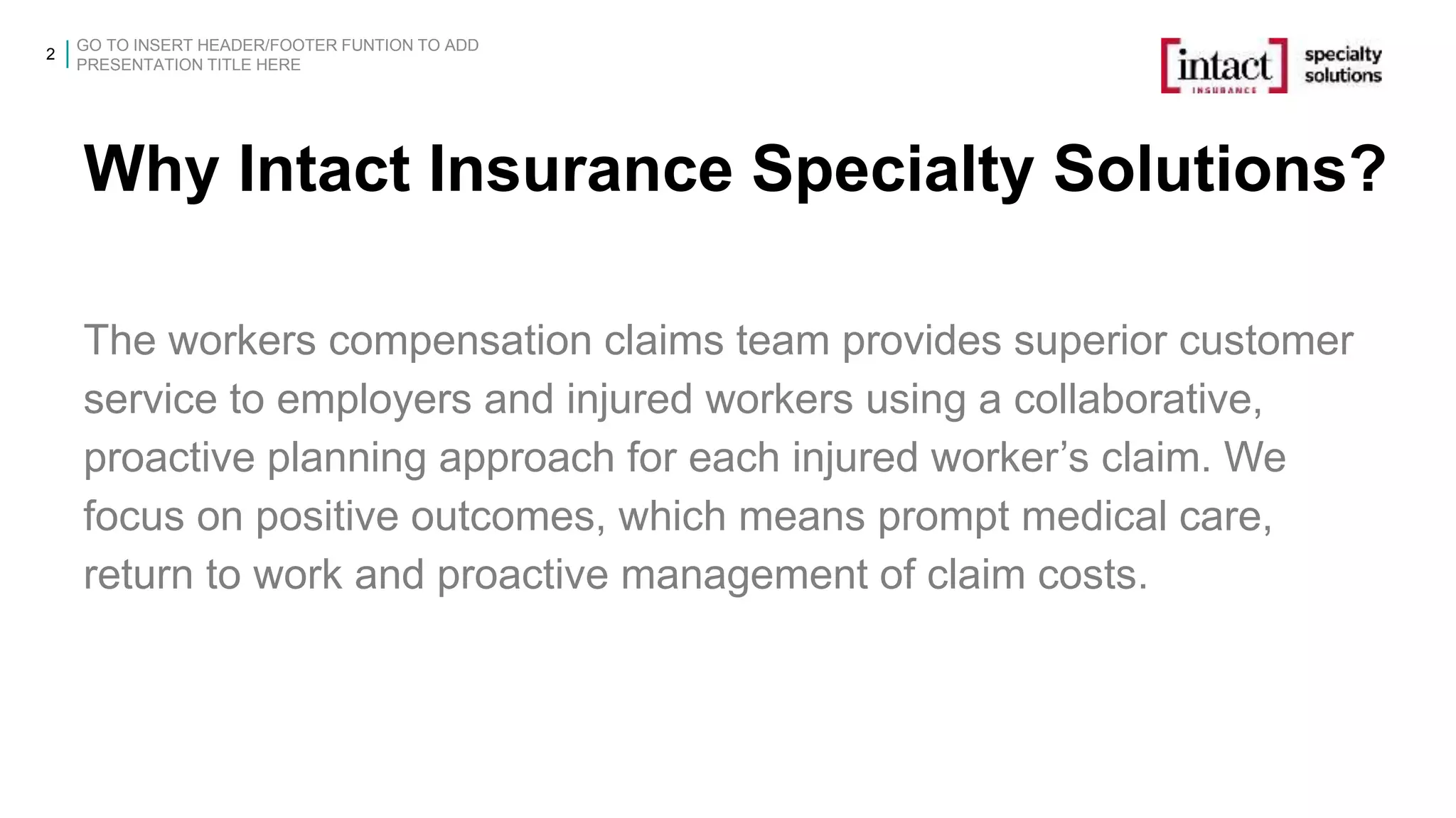 Workers Compensation Claims Services | PPTX