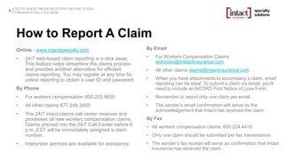 Workers Compensation Claims Services | PPTX