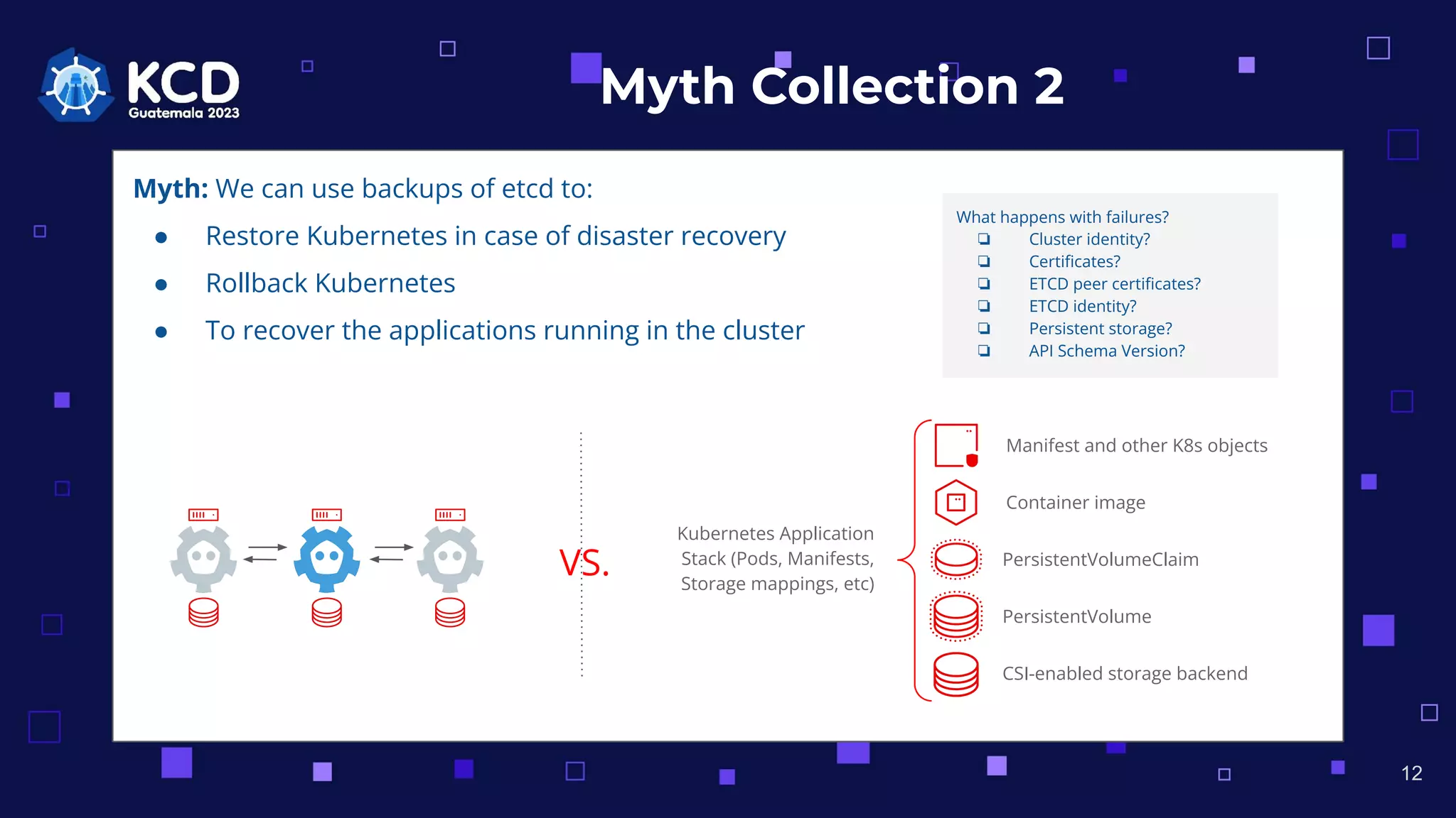 [KCD GT 2023] Demystifying etcd failure scenarios for Kubernetes.pdf