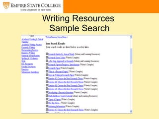 Electronic Writing Resources | PPT