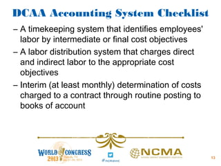Implementing a FAR Part 31 Compliant Cost Accounting System | PPT