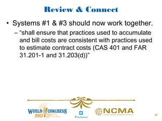 Implementing a FAR Part 31 Compliant Cost Accounting System | PPT