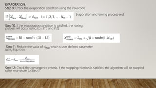 Economic Dispatch by Water Cycle Algorithm | PPT