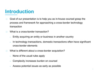Managing cross-border acquisitions of technology companies | PDF