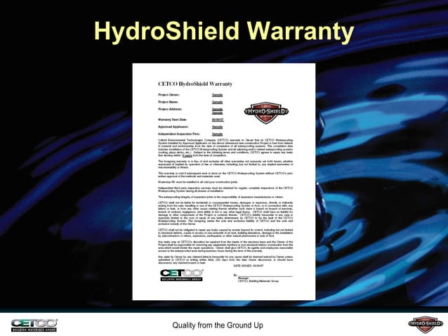 Coreflex Dual System Plaza Deck Waterproofing | PPT