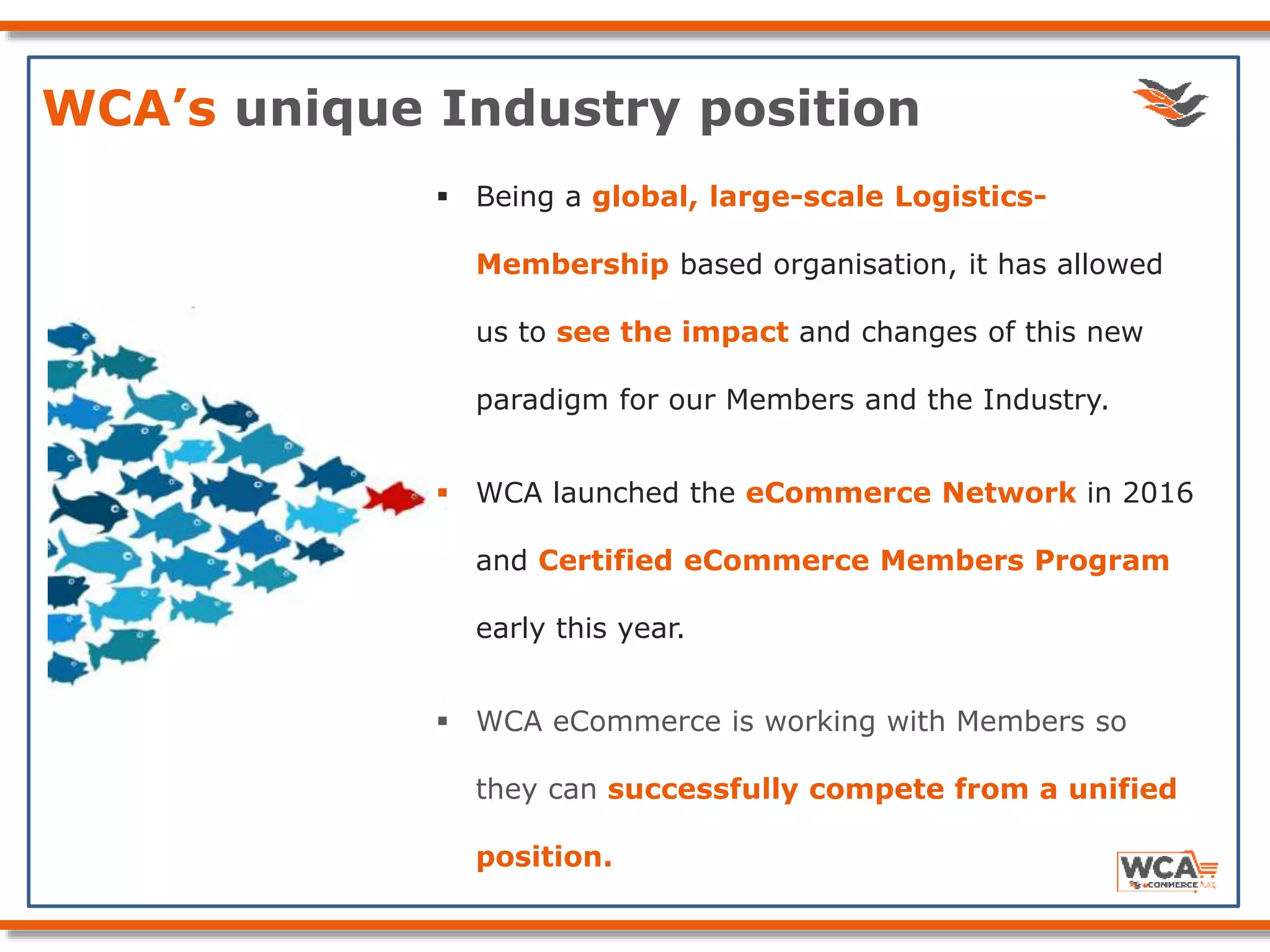 WCA eCommerce: Working together in a Global Network | PPT