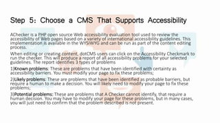 Web Content Accessibility Guidelines | PPTX
