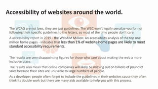 Web Content Accessibility Guidelines | PPTX