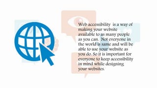 Web Content Accessibility Guidelines | PPTX
