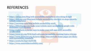 Web Content Accessibility Guidelines | PPTX