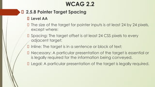 Implementing WCAG 2.2 into Your Digital Strategy | PPT