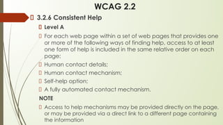 Implementing WCAG 2.2 into Your Digital Strategy | PPT